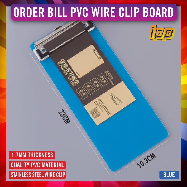 A6 SIZE PVC WIRE CLIP BOARD / WIRE CLIP BOARD | Lazada