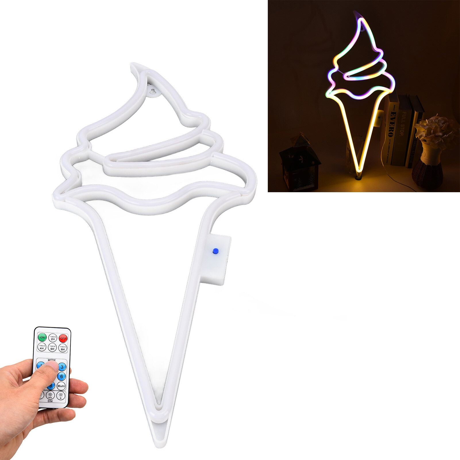 Đèn Neon, Pin USB Điều Khiển Từ Xa Đèn Neon LED An Toàn Tiết Kiệm Năng ...