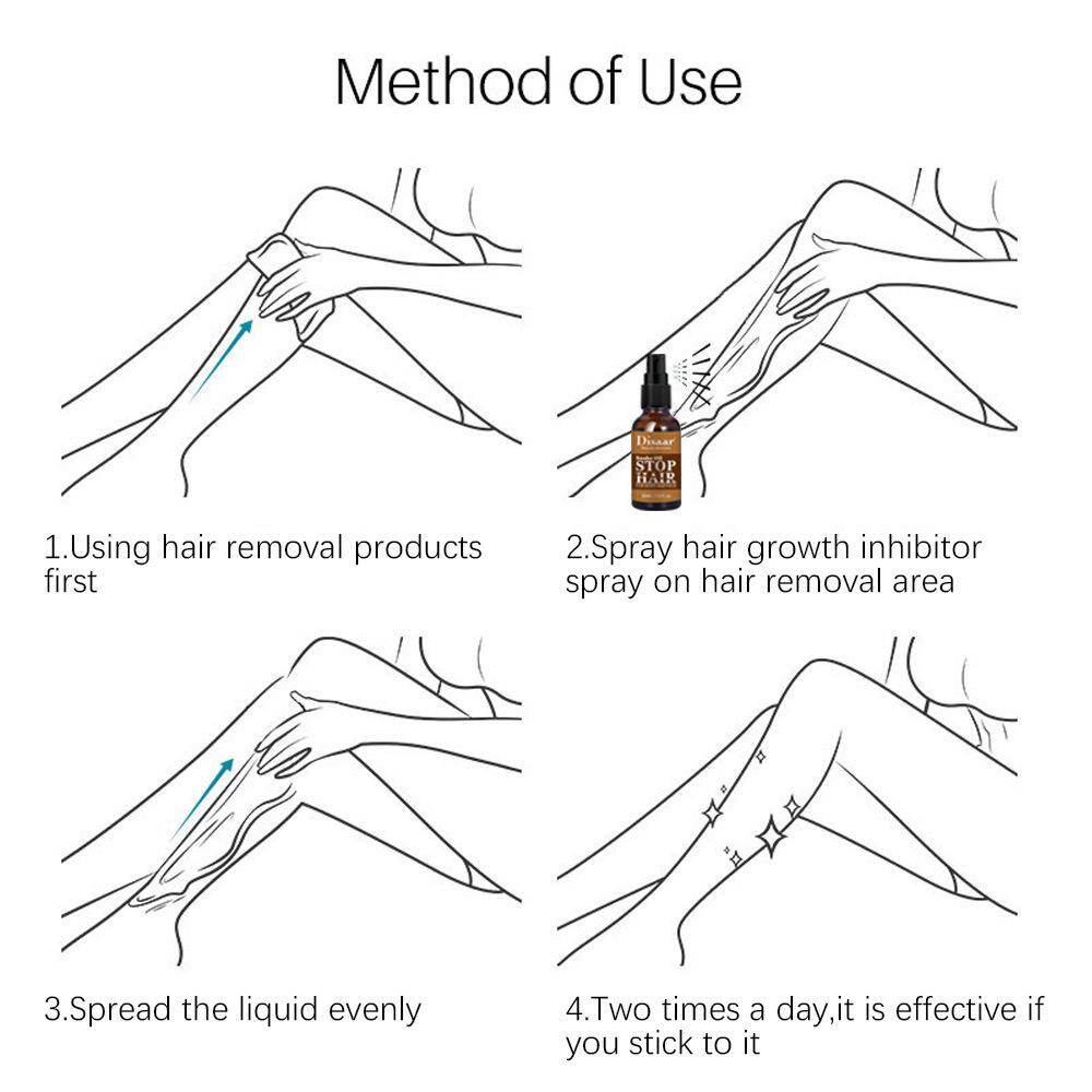 Snake Oil Hair Suppression Spray Stop Hair Removal Cream Hair Inhibits ...