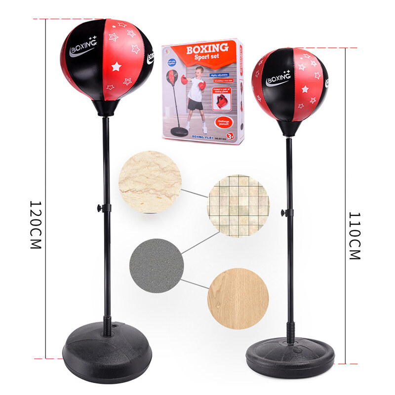 Punch Exercise Sports Set With Gloves KidsHobby Kids Punching Bag ...