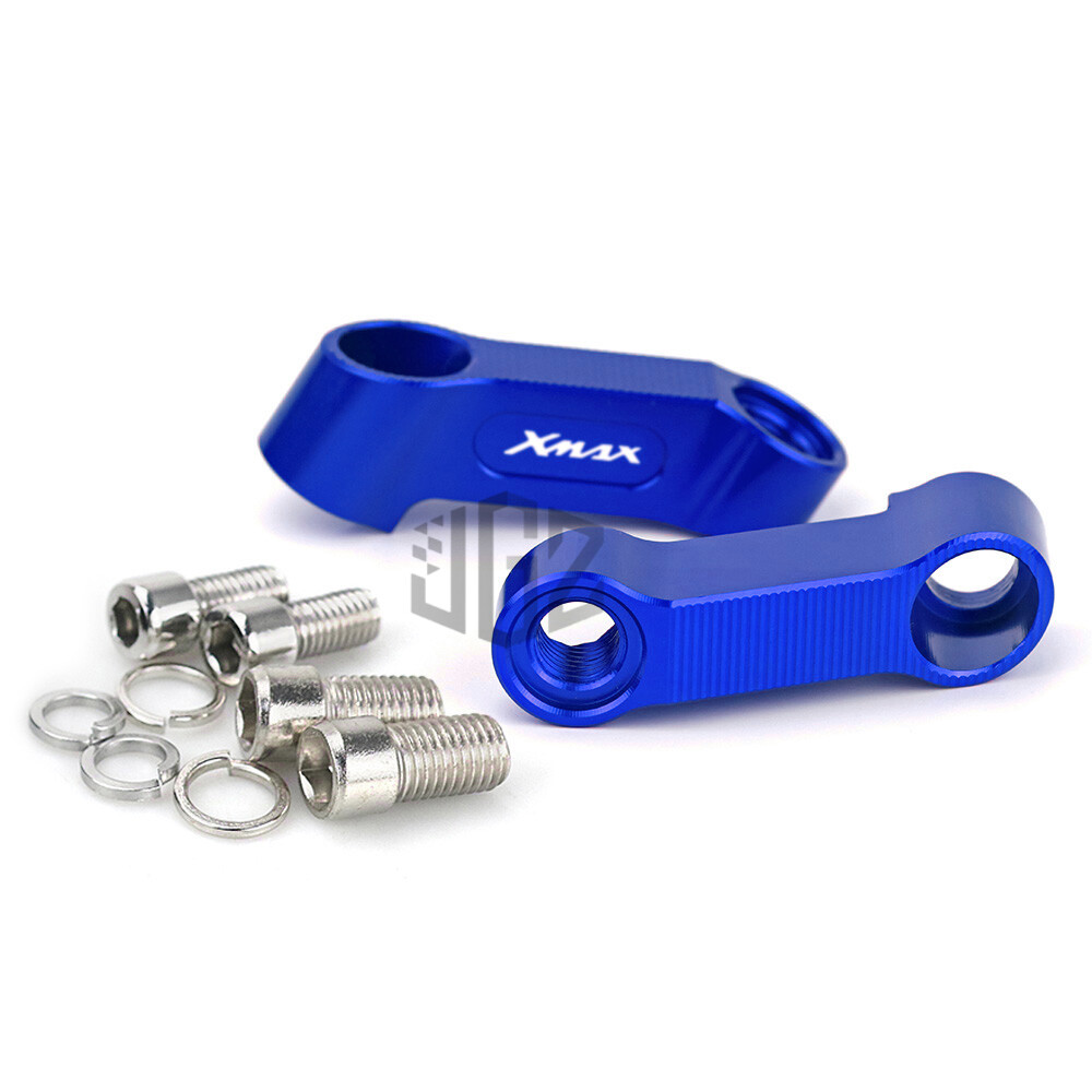 for YAMAHA XMAX 250 300 100 Motorcycle CNC Rearview Mirror Adapter Kit ...