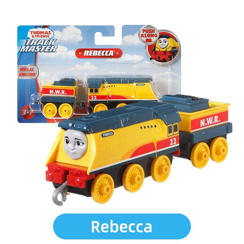 Original Thomas & Friends Trackmaster Push Along Die-Cast Metal Rebecca ...