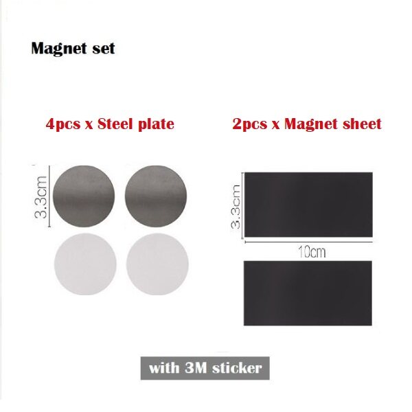 Magnetic Sheet Adhesive Sticker & Metal Plate Multipurpose Magnet Sheet ...