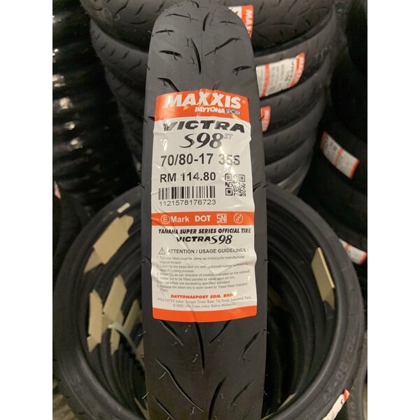 MAXXIS Tayar Maxxis Victra ST S98 F1 -Tubeless Tyre-Size 17 & 14 & 13 ...
