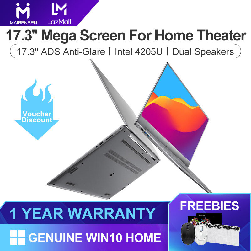 Maibenben แล็ปท็อป xiaomai 6C PLUS 17.3 นิ้วหน้าจอโฆษณา/Intel 4205u ...