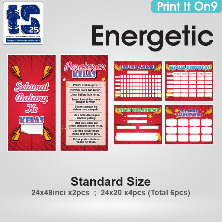 Set Keceriaan Kelas 12 Design 2023 TS25 Banner Hiasan Kelas untuk Murid ...