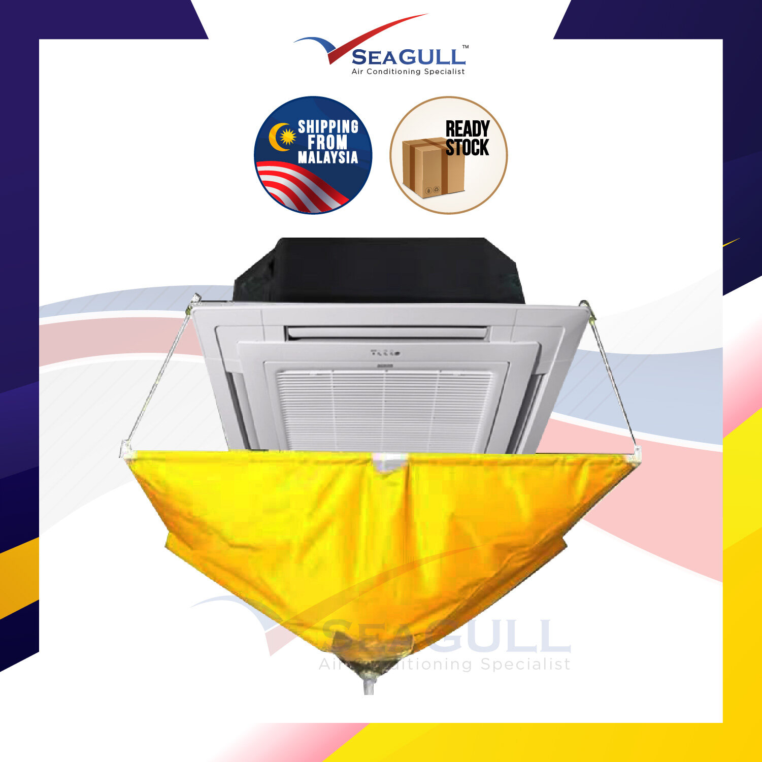 Multi-function Cleaning Canvas Air conditioner CASSETTE CANVAS/WALL ...