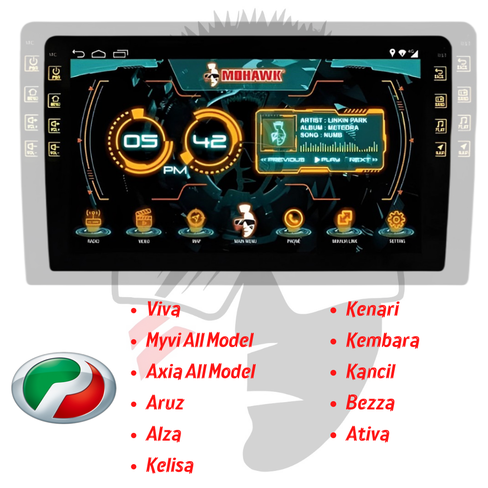 Mohawk MS Series / Mohawk 360 Android Player with 3D 360 Reverse Camera ...