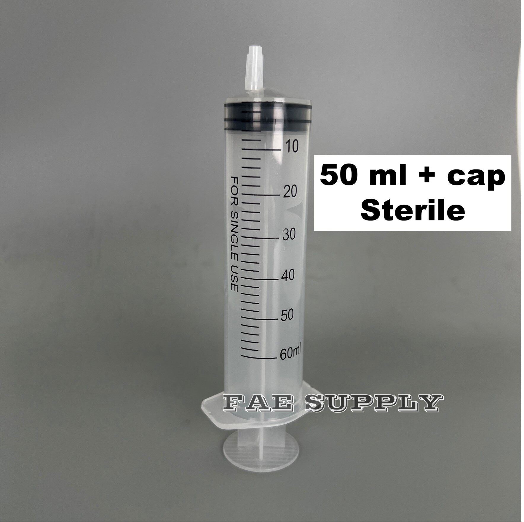 Syringe Luer Slip With Cap 1 3 5 10 20 30 50 60 ml cc individual pack ...