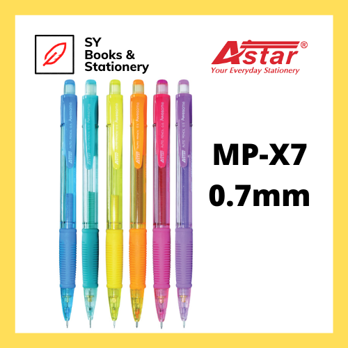 ASTAR MP-X5 / X7 (0.5mm / 0.7mm) Shaker Mechanical Pencil / Pencil ...