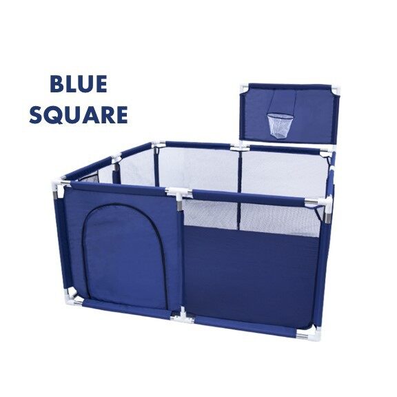Stainless Steel Square Playpen Portable Play Yard Indoor Outdoor Kids ...