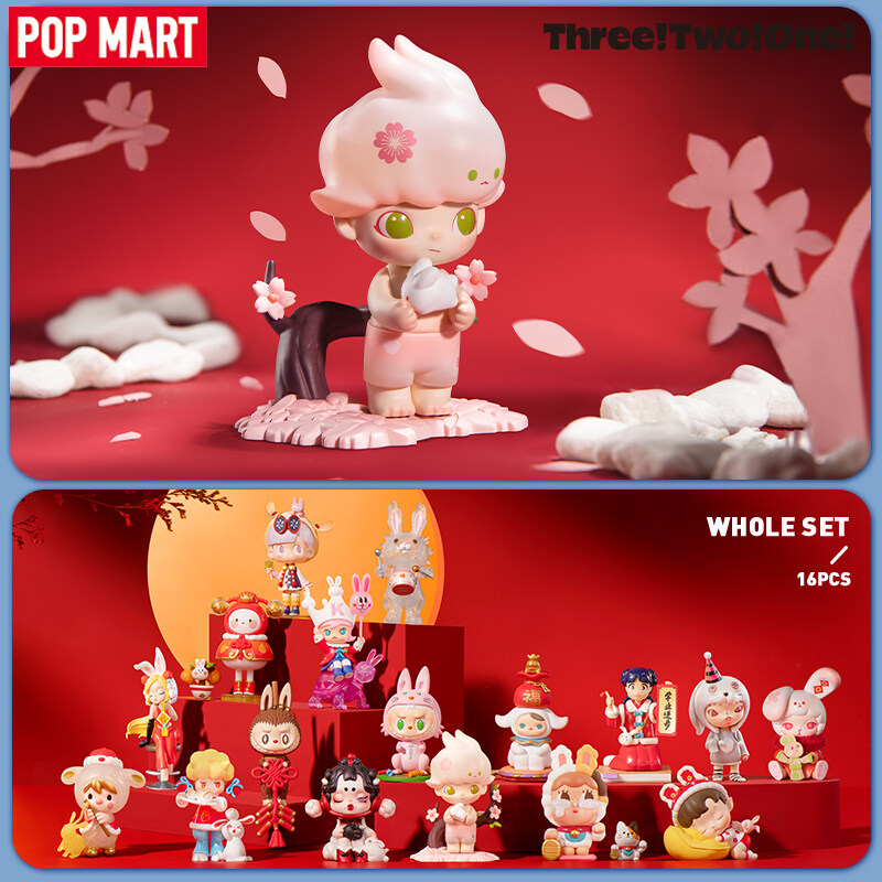 POP MART Three!Two!One!Happy Chinese New Year Series Blind Box Action ...