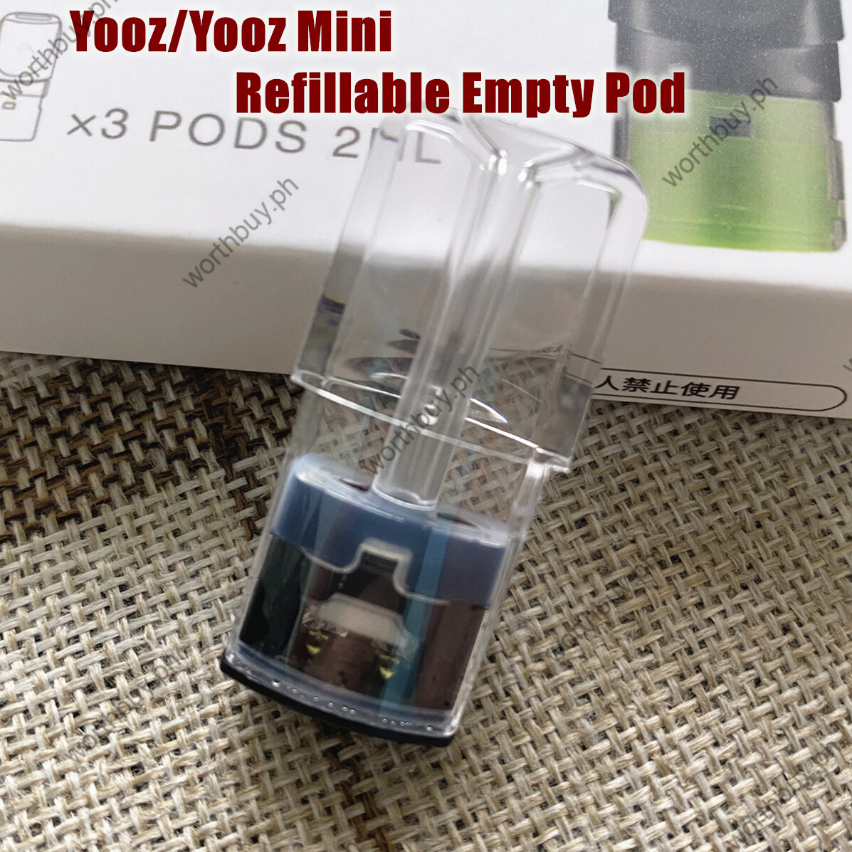 [Ship Today] Yooz Refillable Empty Pods /Yooz 1 /Yooz 2 / Yooz Mini Refillable Empty Pods Refill ...