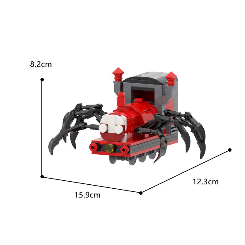 Choo-Choo Charles MOC Building Blocks Set Spider Train Toy Horrors Game Building Puzzle Toy ...