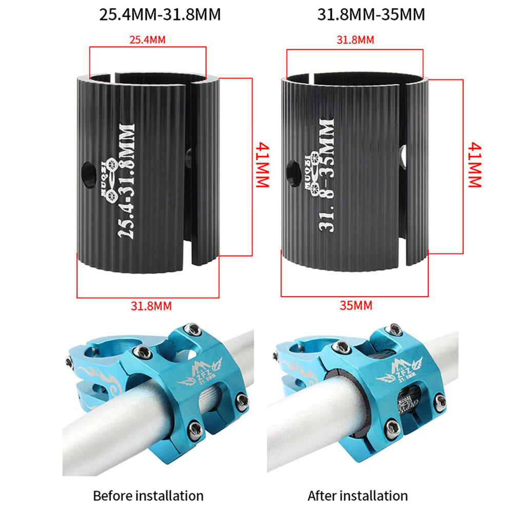 XDFG MTB มม31.8มม. รถบรู35มม. ฮีตซิงก์25.4มม. รถบิด31.8มม. ปลอกลดแฮนด์ ...