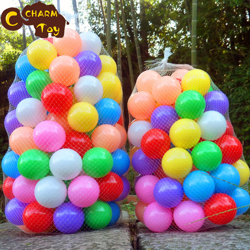 IN STOCK2050100PCS Outdoor Sport Ball Colorful Soft Water Pool Ocean ...