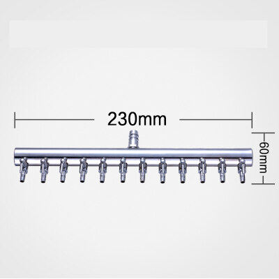 Lovinland Air Flow Line 2 4 6 8 10 12 Ways Stainless Steel Control ...