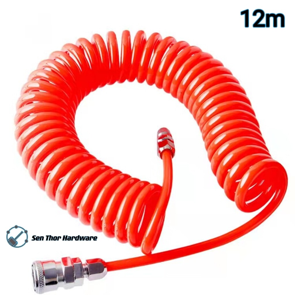 PU Spring Recoil Tube High Pressure Spiral Polyurethane Pneumatic Air ...