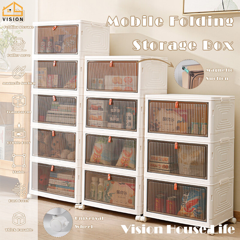 Vision Floor-standing Flap Type Storage Cabinet Nordic Folding Shoe ...