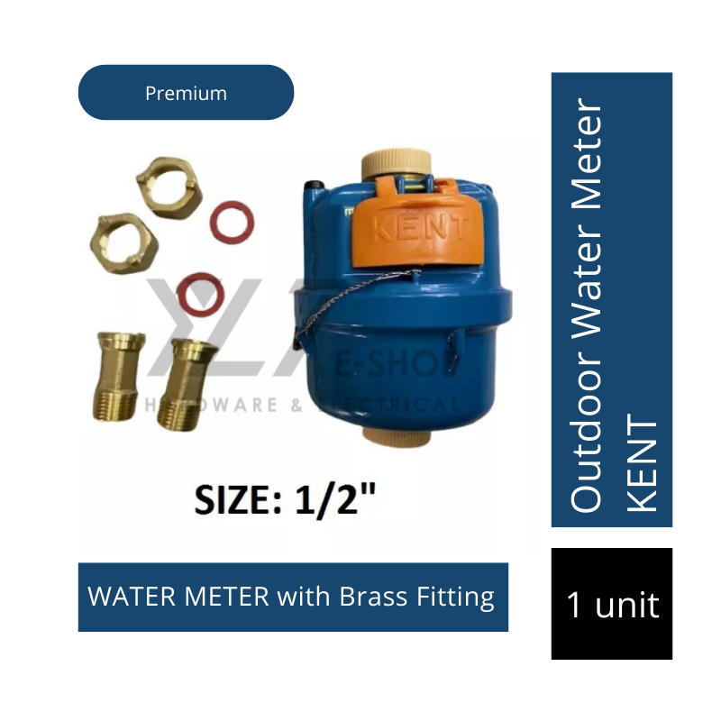George Kent 1/2" GKM Outdoor Water Meter 'PSM' BRASS COLD WATER METERS ...