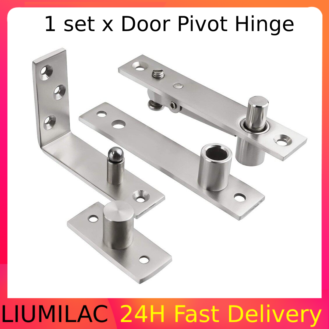 Door Top Bottom Door Pivot Hinges Heavy Duty Pivot Hinge Silver ...