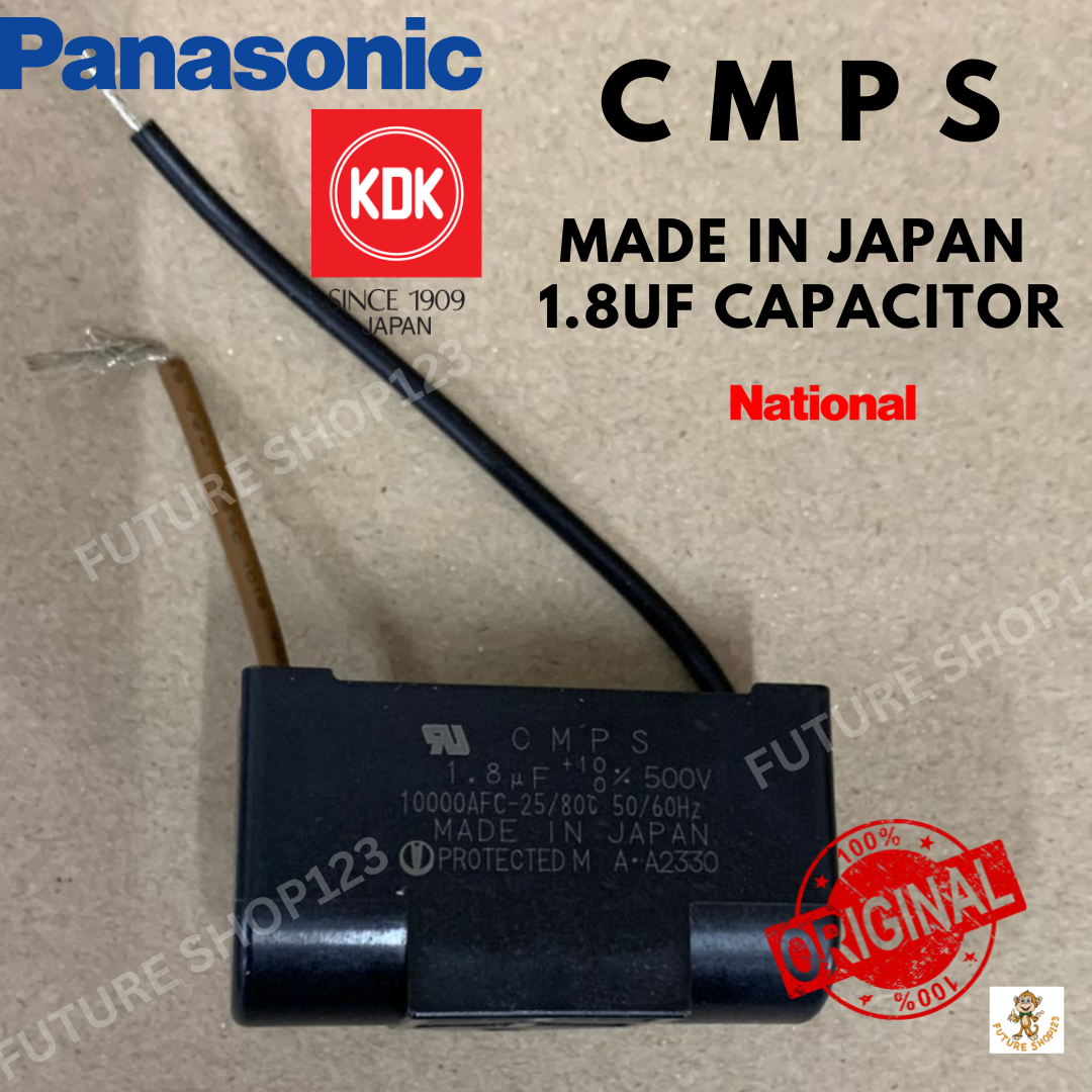 PANASONIC / KDK Ceiling Fan CAPACITOR ** ORIGINAL**F-M15A0 K15V0 1.8uf ...