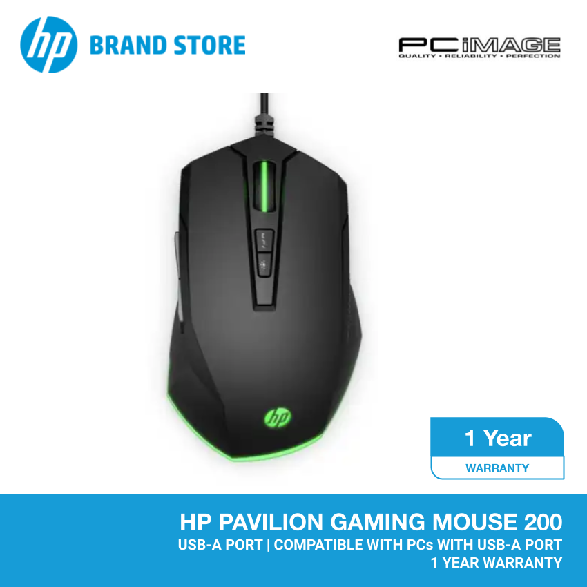 HP GAMING MOUSE PAVILLION 200 | Lazada