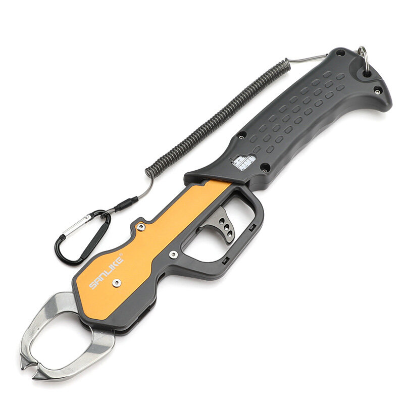SANLIKE Stainless Steel Fishing Gripper Fish Lip Grip Fish Grabber with ...