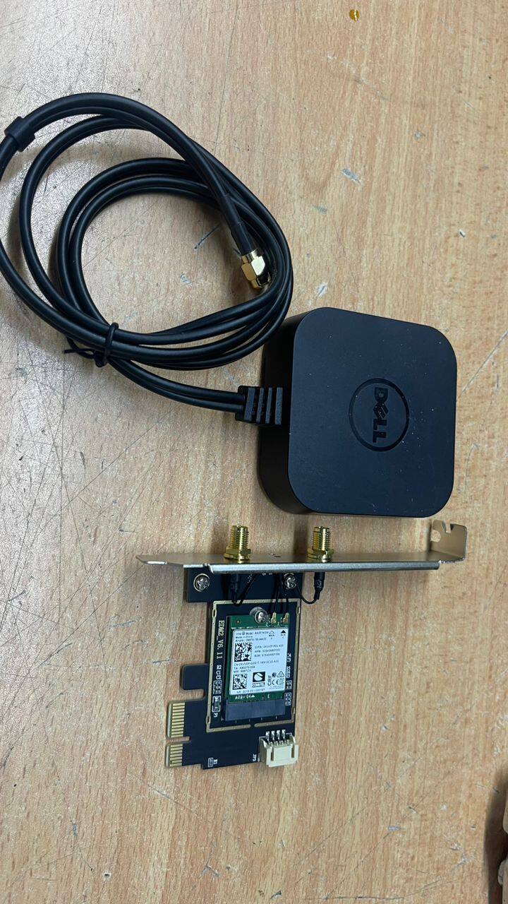 intel AX201NGW Wifi / bluetooth come with pci adapter and dell antena ...