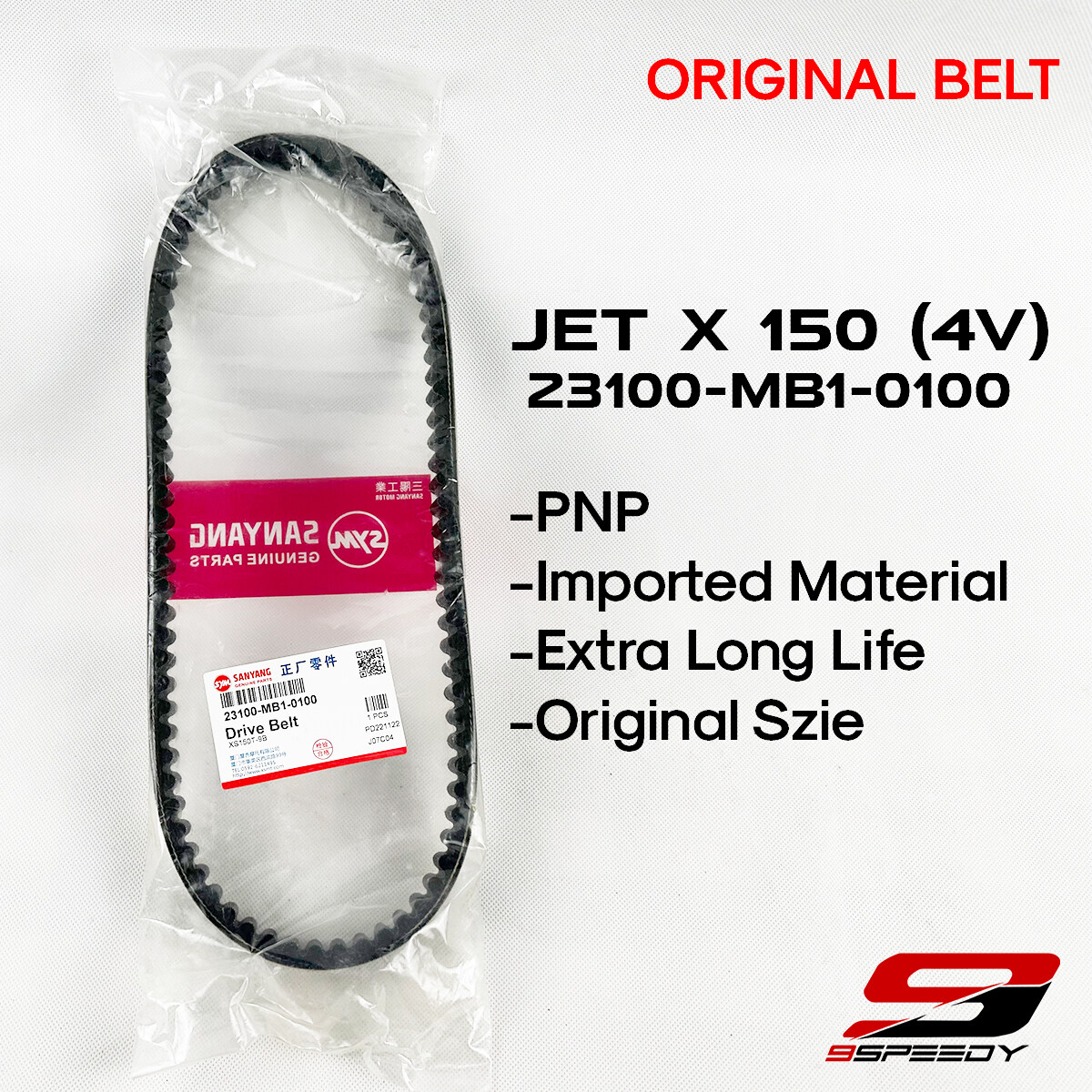 SYM JET X 150 Drive Belt 100% Original | Lazada