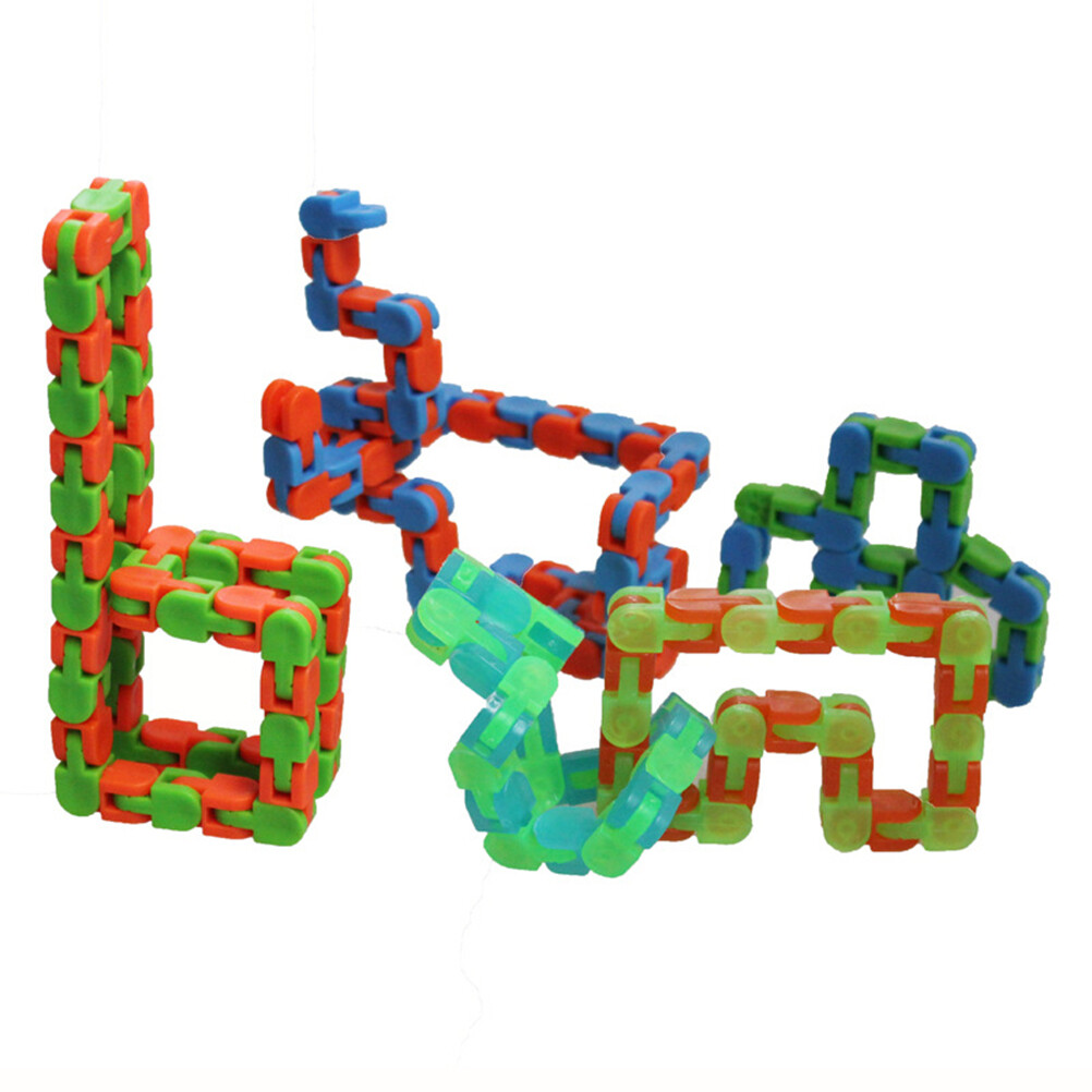 Random Color Funny Fidget Chain Anti Stress Toy For Kids Adult Bike ...