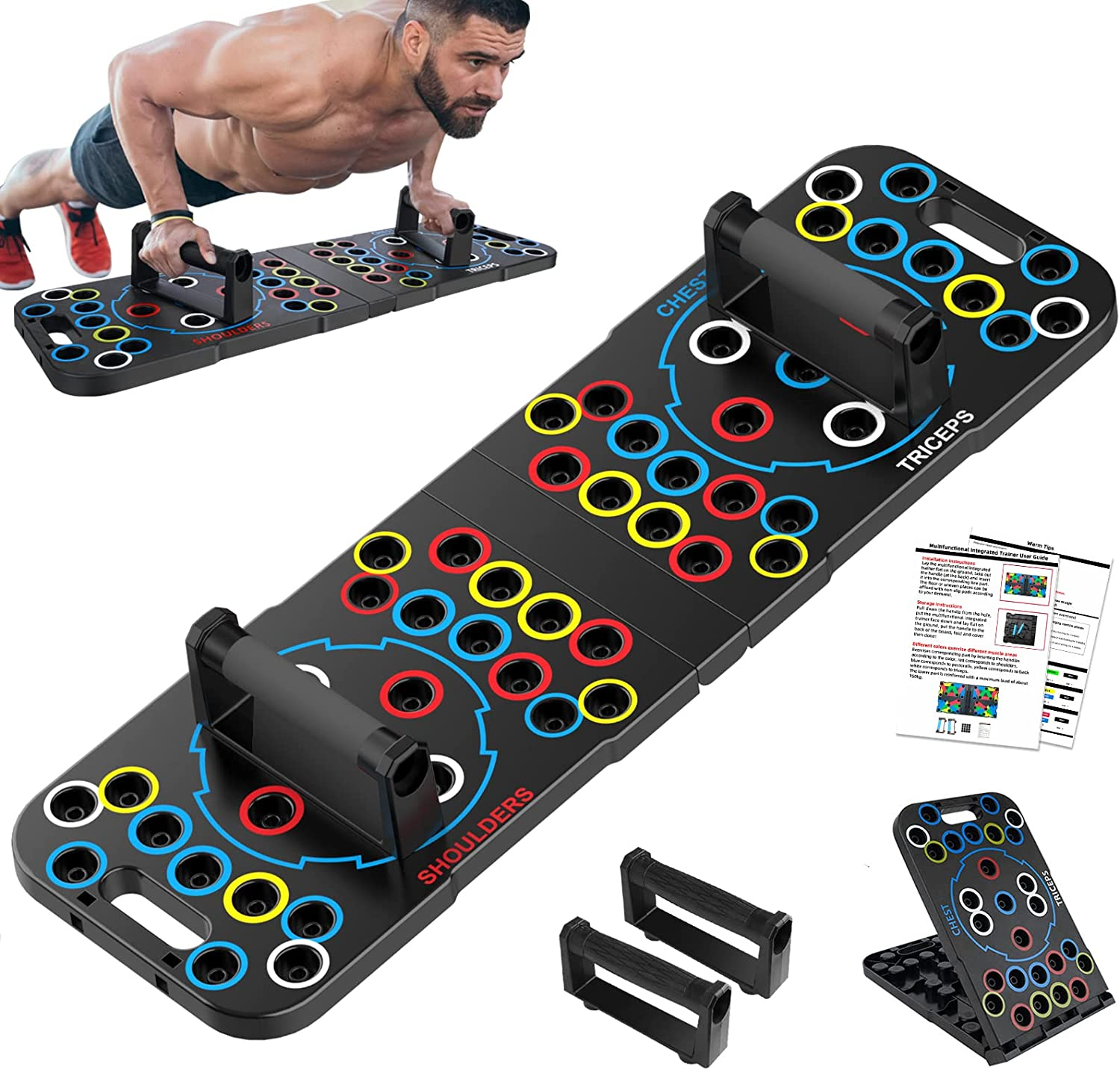 17 In 1 Push Up Board Body Building Fitness Exercise Tools Stands For