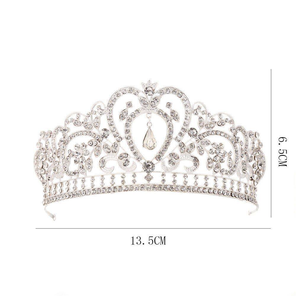 Geagew คริสตัล Rhinestone พรอมแฟชั่นเครื่องประดับเจ้าหญิงผมรัดเกล้าจัดเลี้ยงอุปกรณ์เสริมผม ...