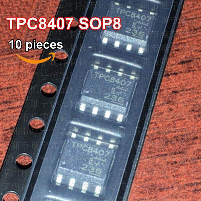 10 ชิ้น tpc8407 8407 SOP-8 TPC8407-H SOP8 SMD MOSFET ชิปใหม่เดิม ...
