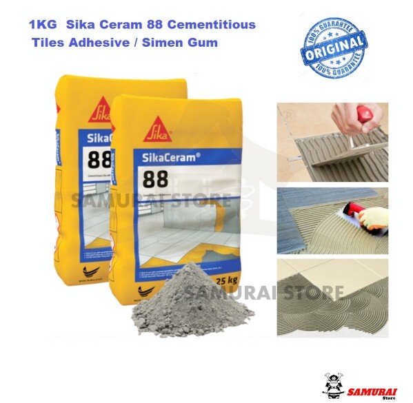1kg Sika Ceram 88 Cementitious Tiles Adhesive / Simen Gum | Lazada