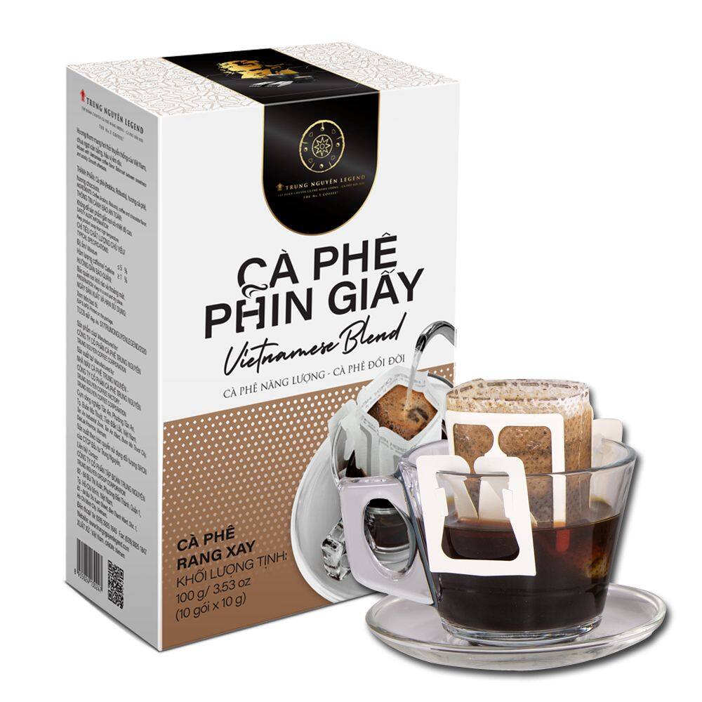 Vietnamese Blend Trung Nguyen Legend Coffee Powder Paper Filter Drip ...