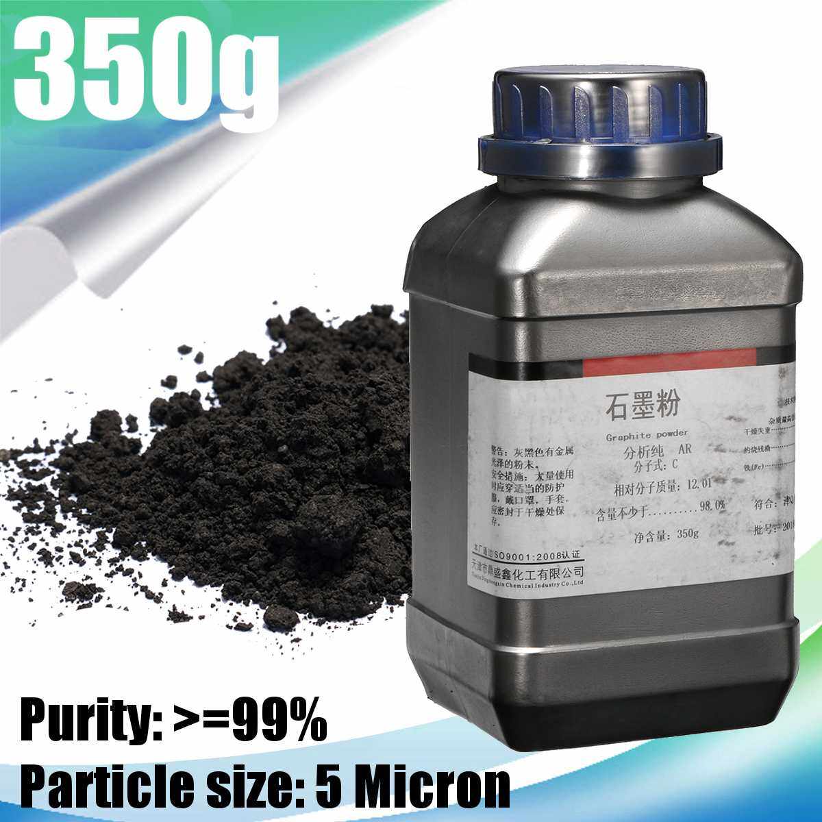 350g Military Grade Black Graphite Powder 5 Micron Ultra Fine 99.9% Non ...