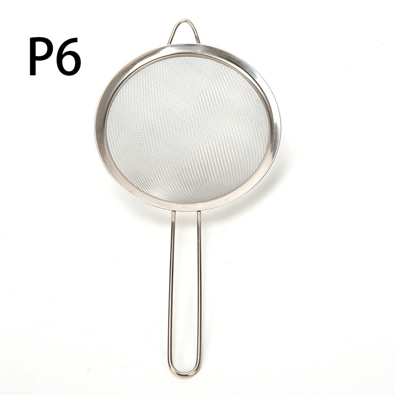 MUXI Kitchen Stainless Steel Wire Fine Mesh Oil Strainer Flour Colander ...