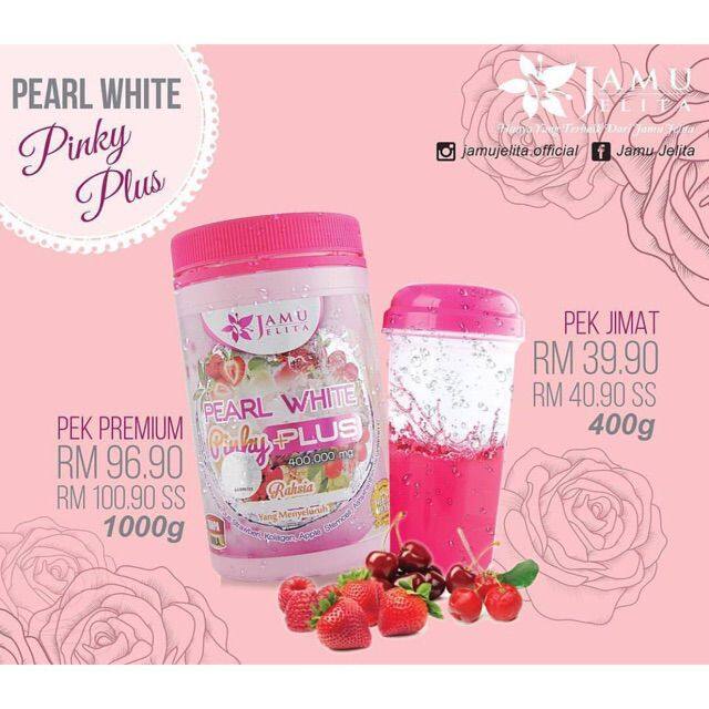JAMU JELITA PEARL WHITE PINKY PLUS 400gm ORIGINAL HQ | Lazada