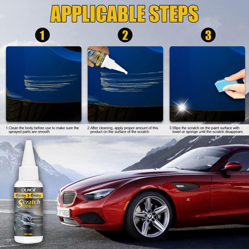 30ML Sharp Mouth Polishing Cream Paint Scratch Remover Car Scratch ...
