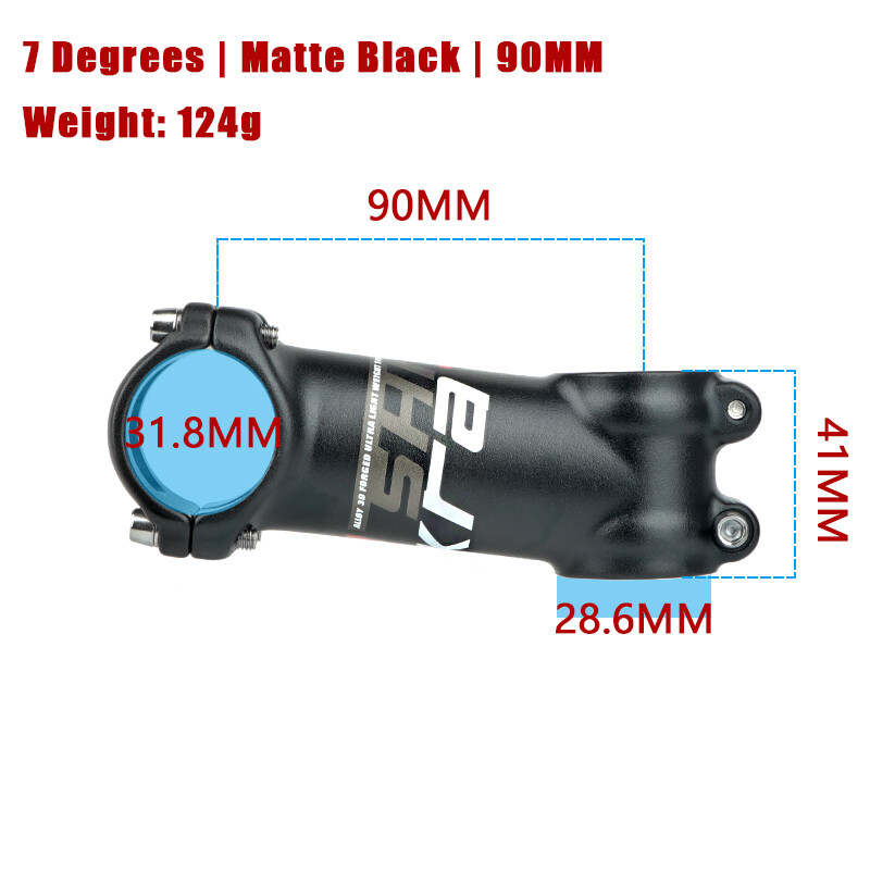 SHIKRA Bicycle Stem Mountain Road Bike Stem Ultralight Stem 31.8mm ...