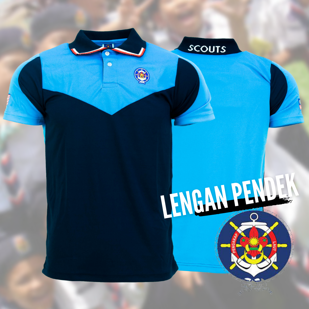 CY ST2005 Tshirt Baju Pengakap laut Microfiber / tshirt Sea Scout ...