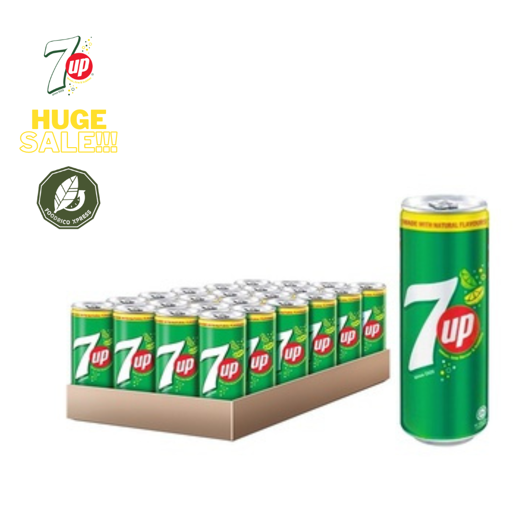 7UP Lemon Lime 320ml x 24 tins | Lazada