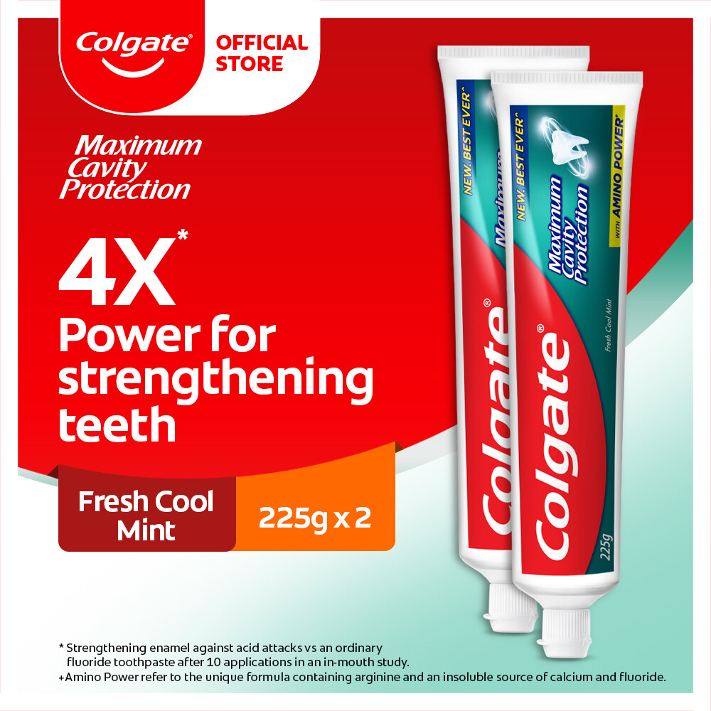 Colgate Maximum Cavity Protection Fresh Cool Mint Toothpaste Valuepack ...