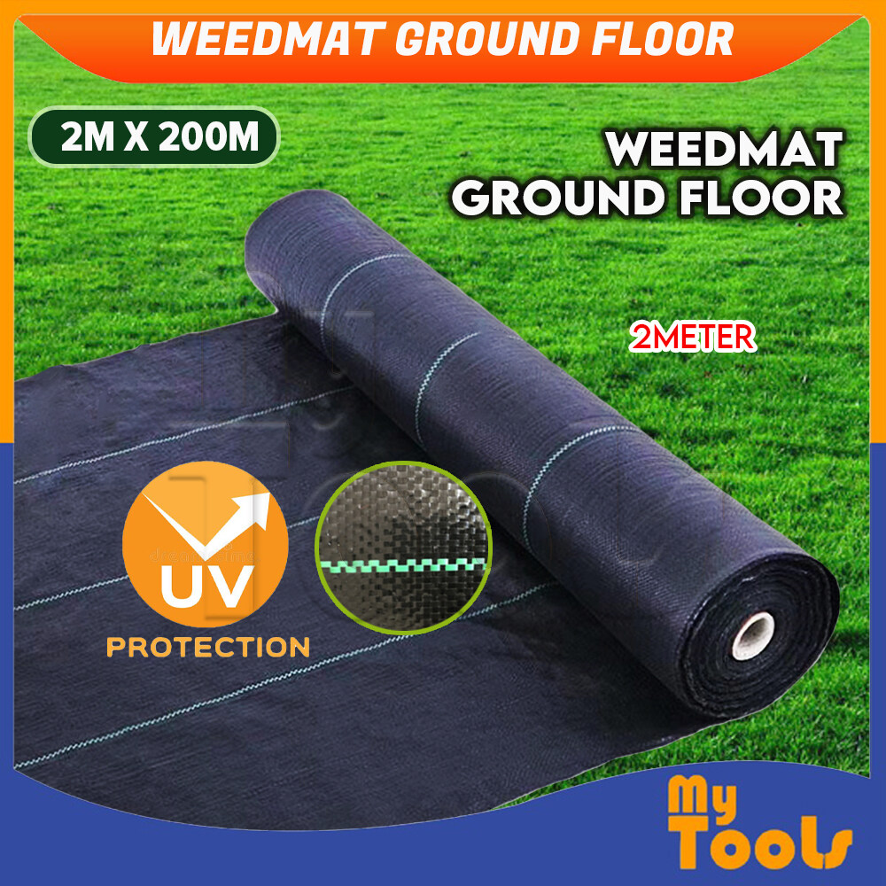 Mytools 2M X 200M Weedmat Landscape Weed Control Mat Woven Ground Cover ...