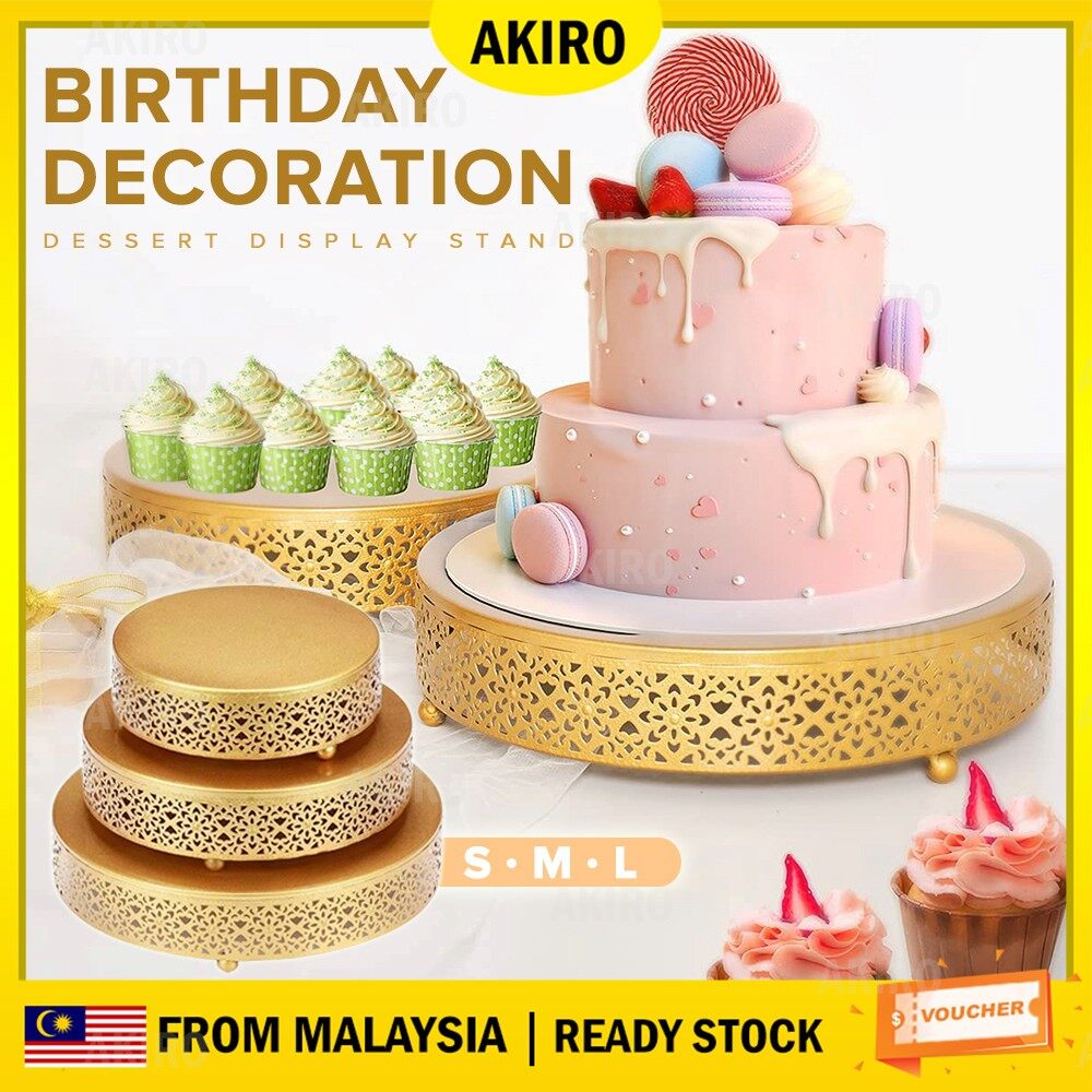 AKIRO HOME Malaysia Vintage Style Cake Decoration Stand Cupcake Holder ...