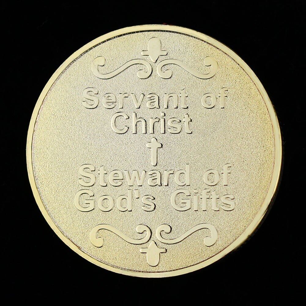 Cross Coin Servant of Christ Steward of God's Gifts Souvenir ...