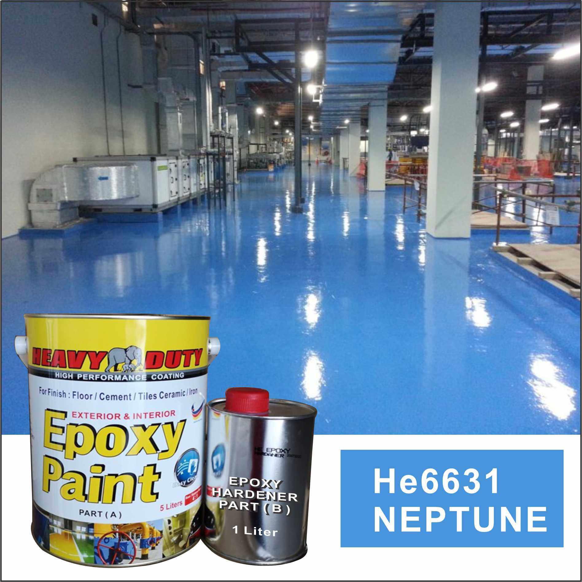 5 Liter EPOXY ( 5L HEAVY DUTY EPOXY PAINT ) Two Pack Epoxy Floor Paint CAT LANTAI 5L COATINGS ...
