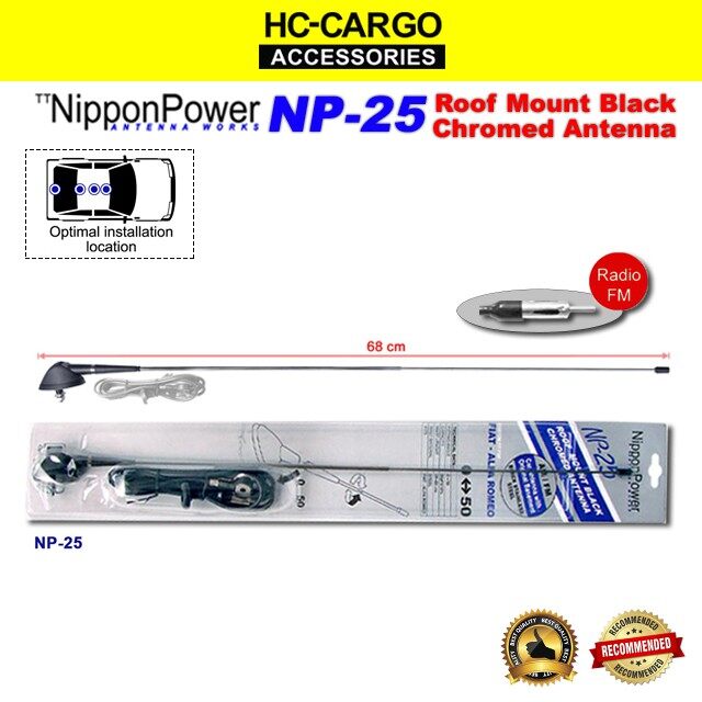 NP-25 NP25 Nippon Power Replacement Mast Car Antenna (Universe Type ...