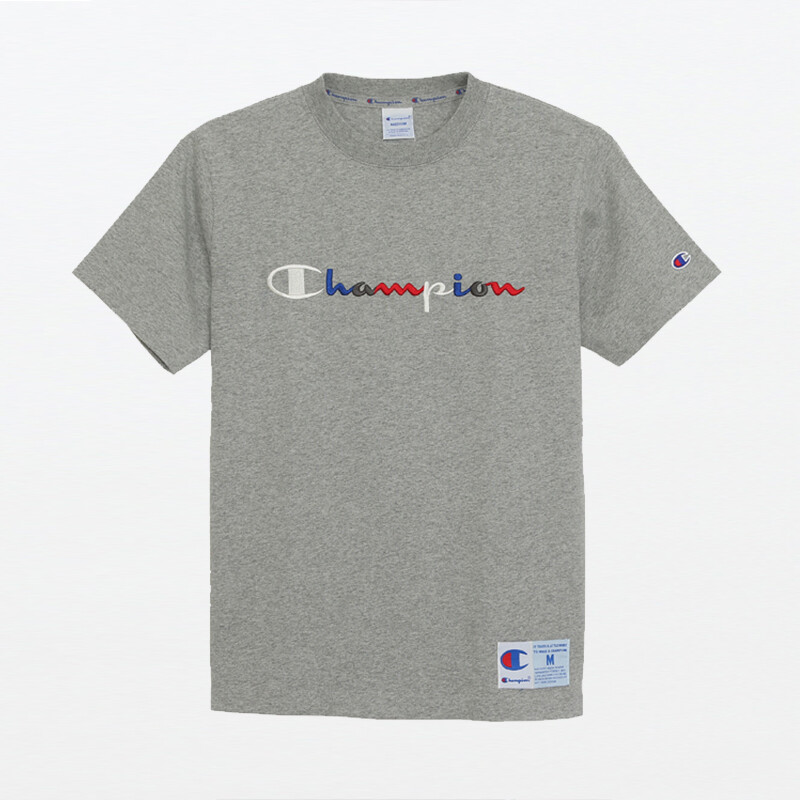 Champion Champion Genuine C3-H371- Grass Logo Embroidery Trend Solid ...